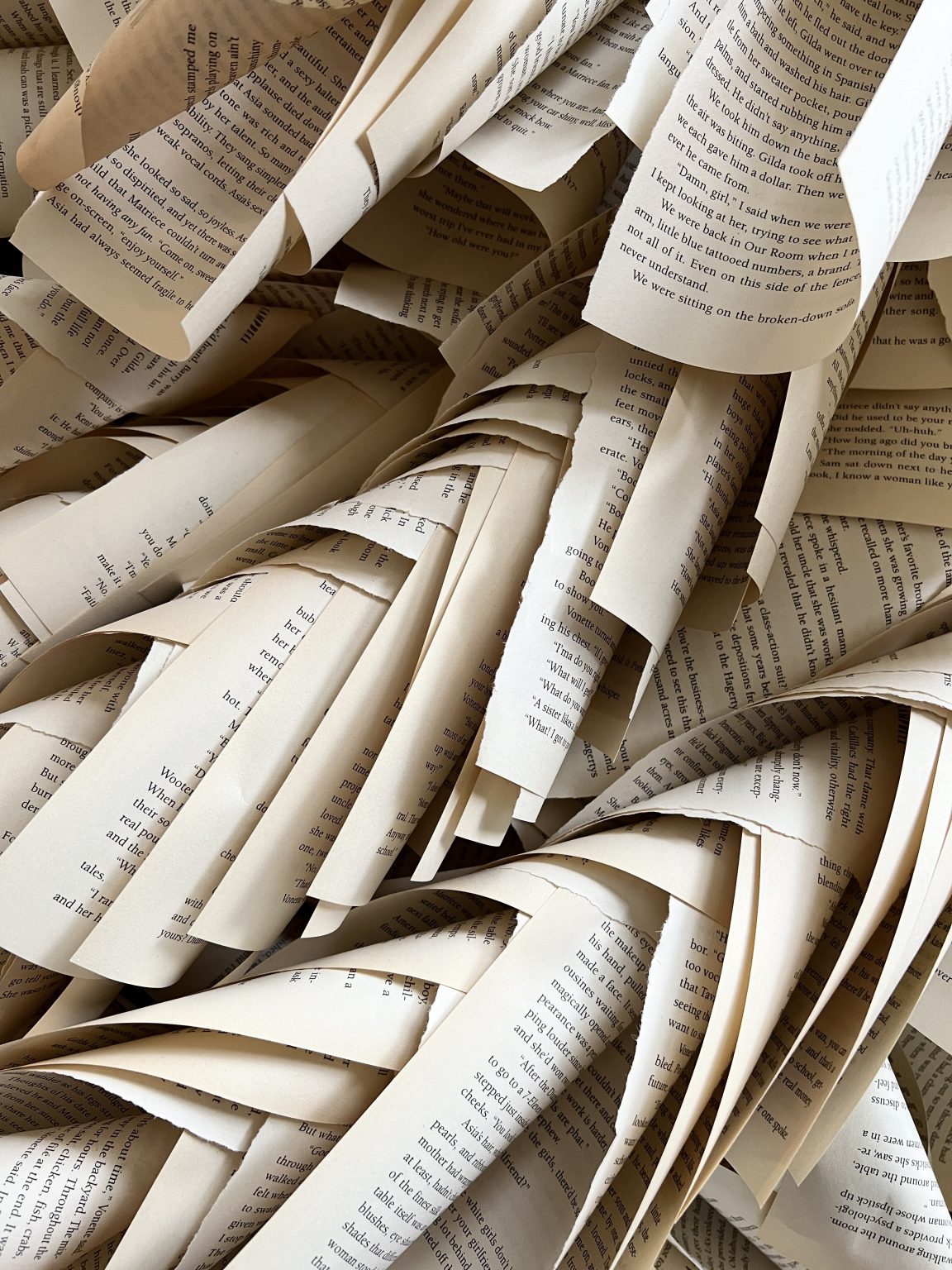 DIY Book Pages Christmas Tree - Haneen's Haven
